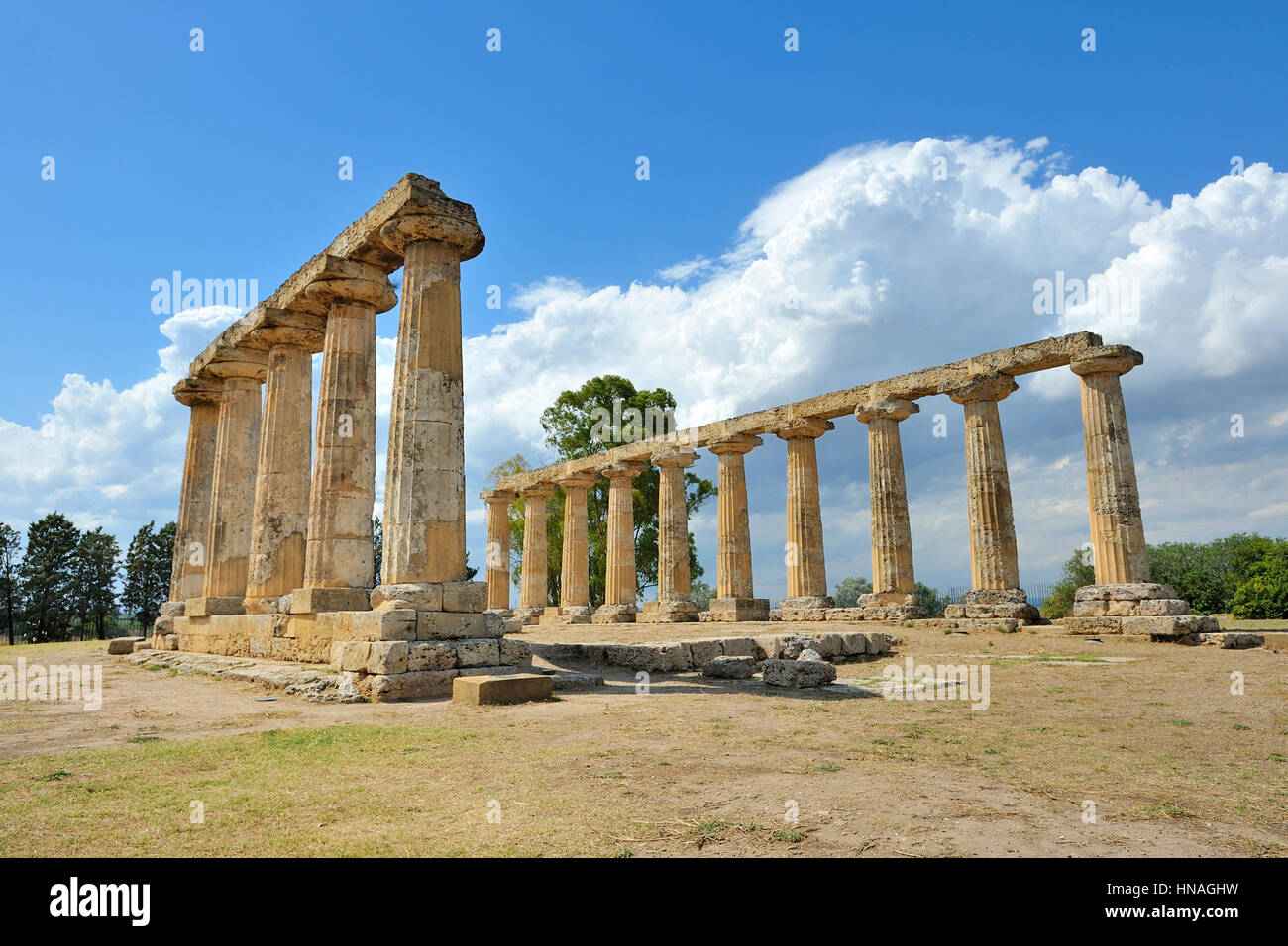 Metaponto ruins Basilicata Italy Stock Photo - Alamy
