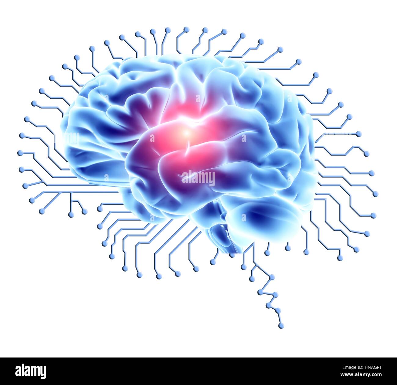 Human brain on brain-shaped printed circuit board. Conceptual computer ... Human brain on brain-shaped printed circuit board. Conceptual computer ...