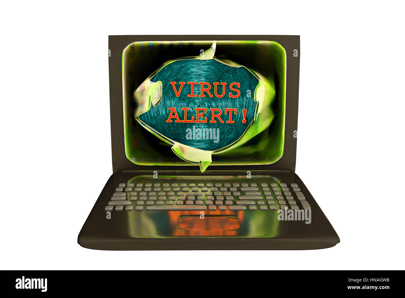 Computer virus, conceptual illustration Stock Photo - Alamy