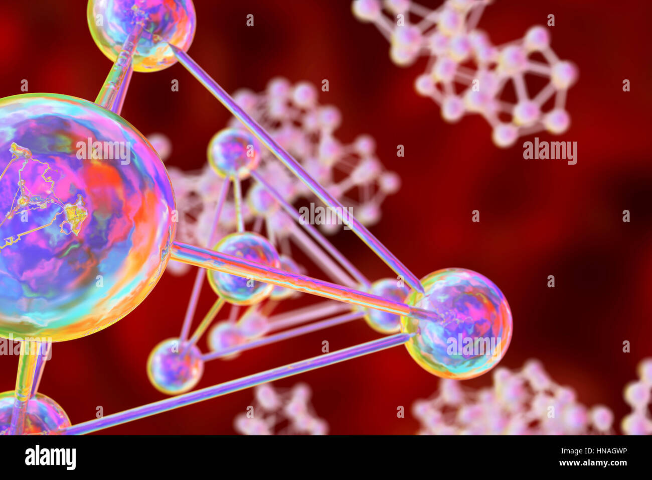 Molecules hi-res stock photography and images - Alamy