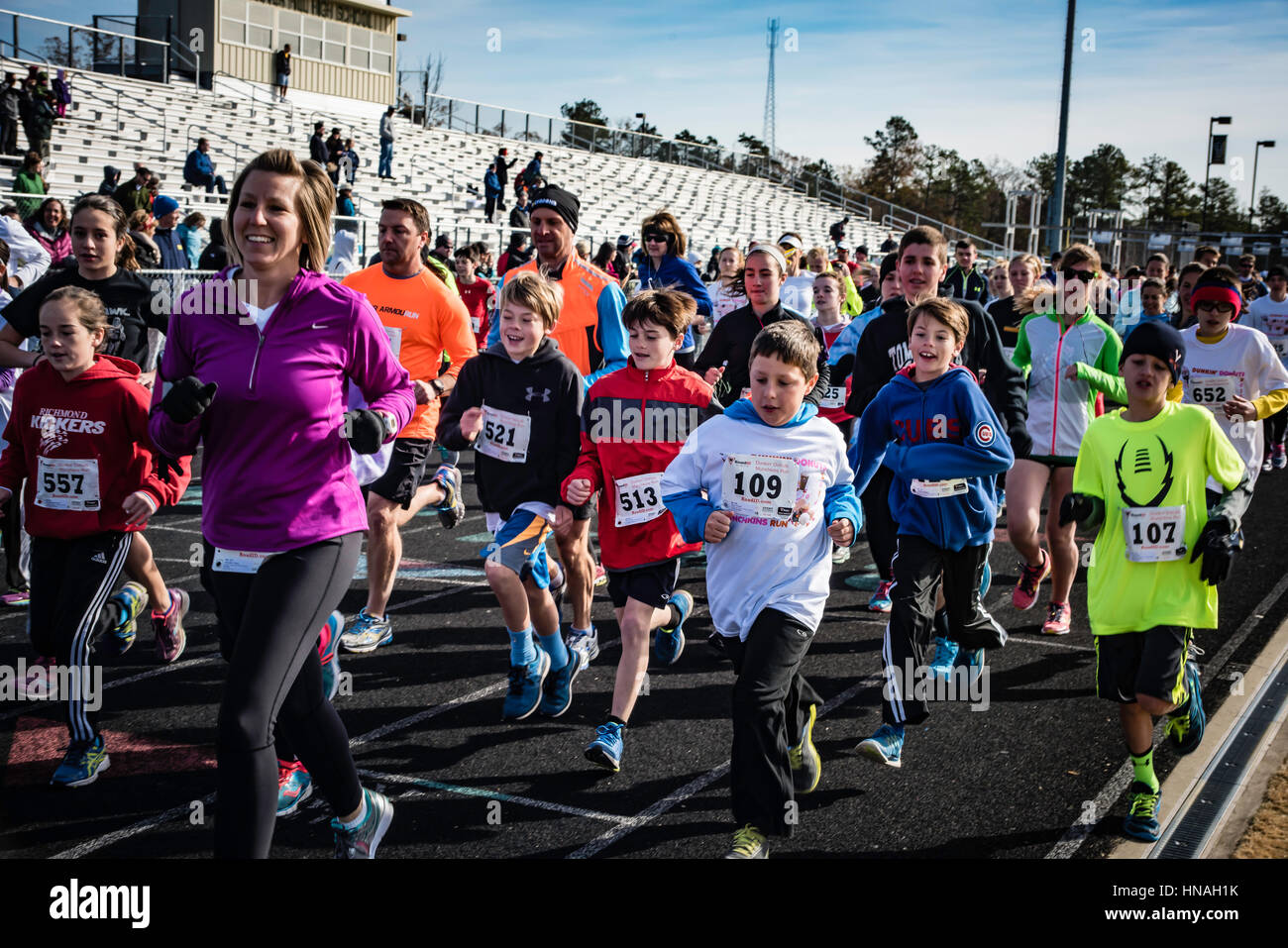 Dunkin Donuts Munchkin Run,Richmond, VA Stock Photo - Alamy