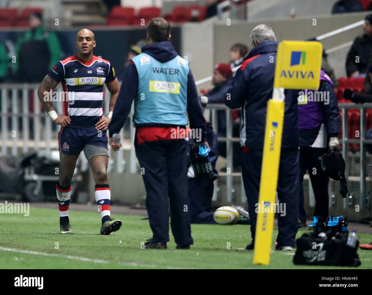 Bristol rugbys tom varndell comes off hi-res stock photography and ...