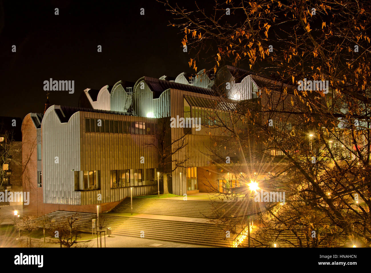 Museum Ludwig at night, Cologne Stock Photo - Alamy