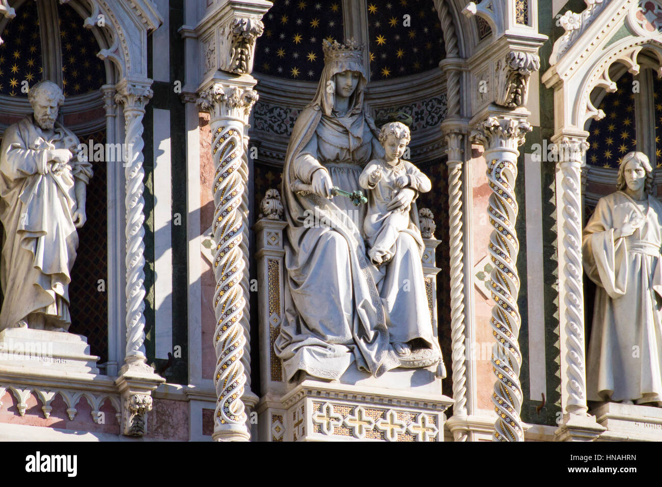 Florence giotto bell tower detail hi-res stock photography and images ...