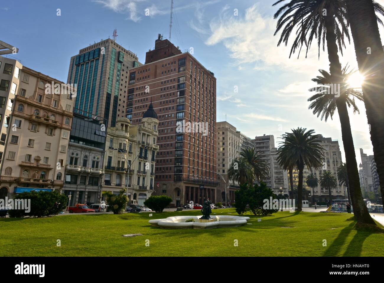 Buildings around Independence Square Stock Photo - Alamy
