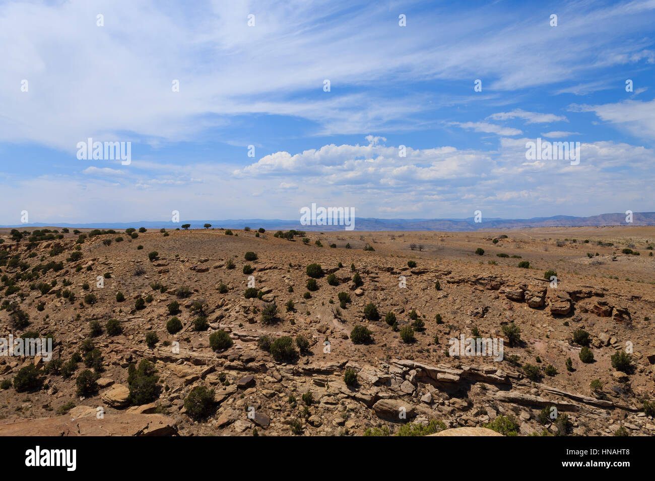 Desert panorama from Colorado. Beautiful landscape from United States ...