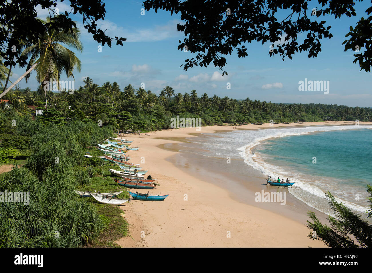 Talalla beach, Sri Lanka Stock Photo - Alamy