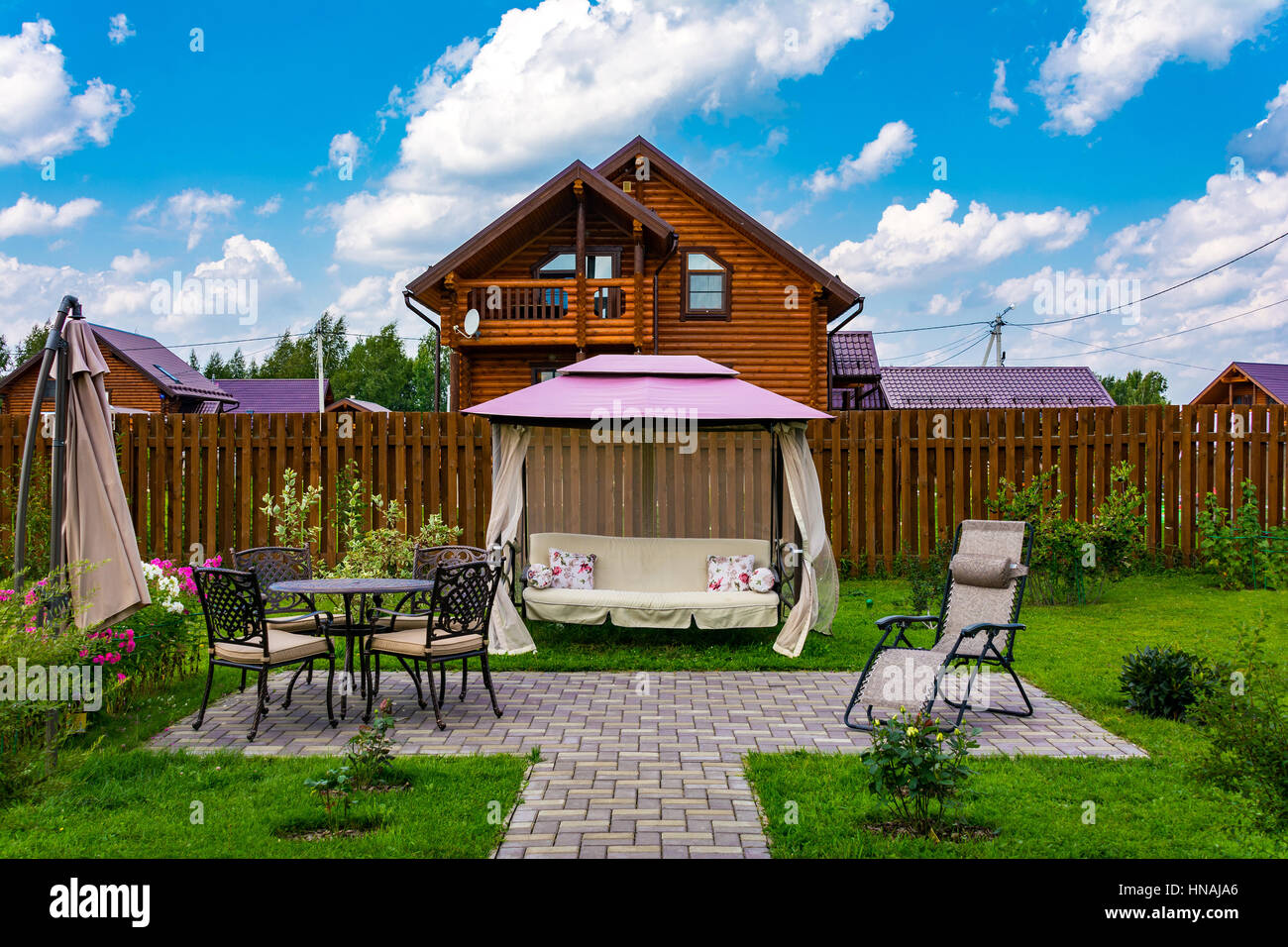 Vacation in a country house Stock Photo - Alamy
