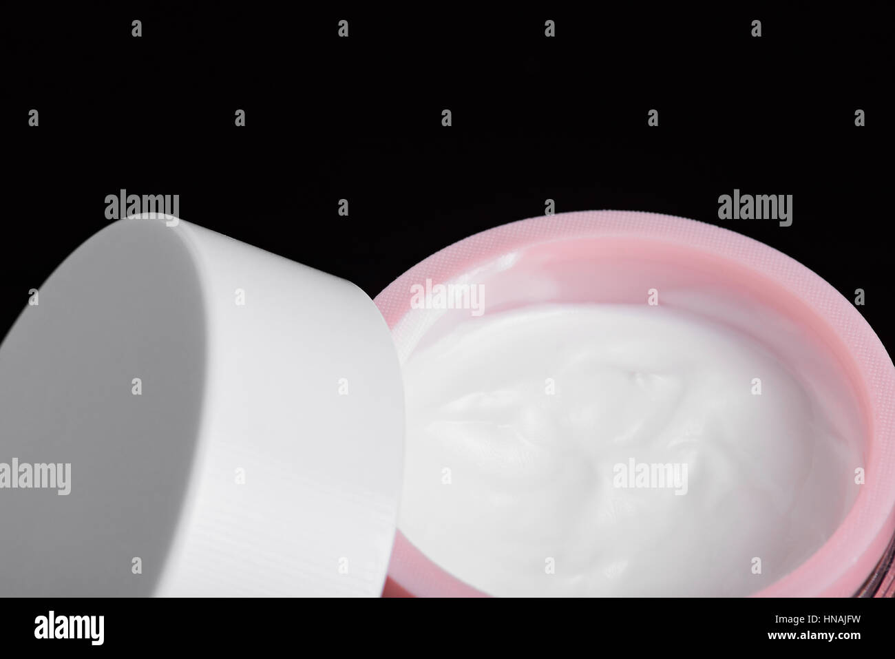 Close up cream tub glass hi-res stock photography and images - Alamy