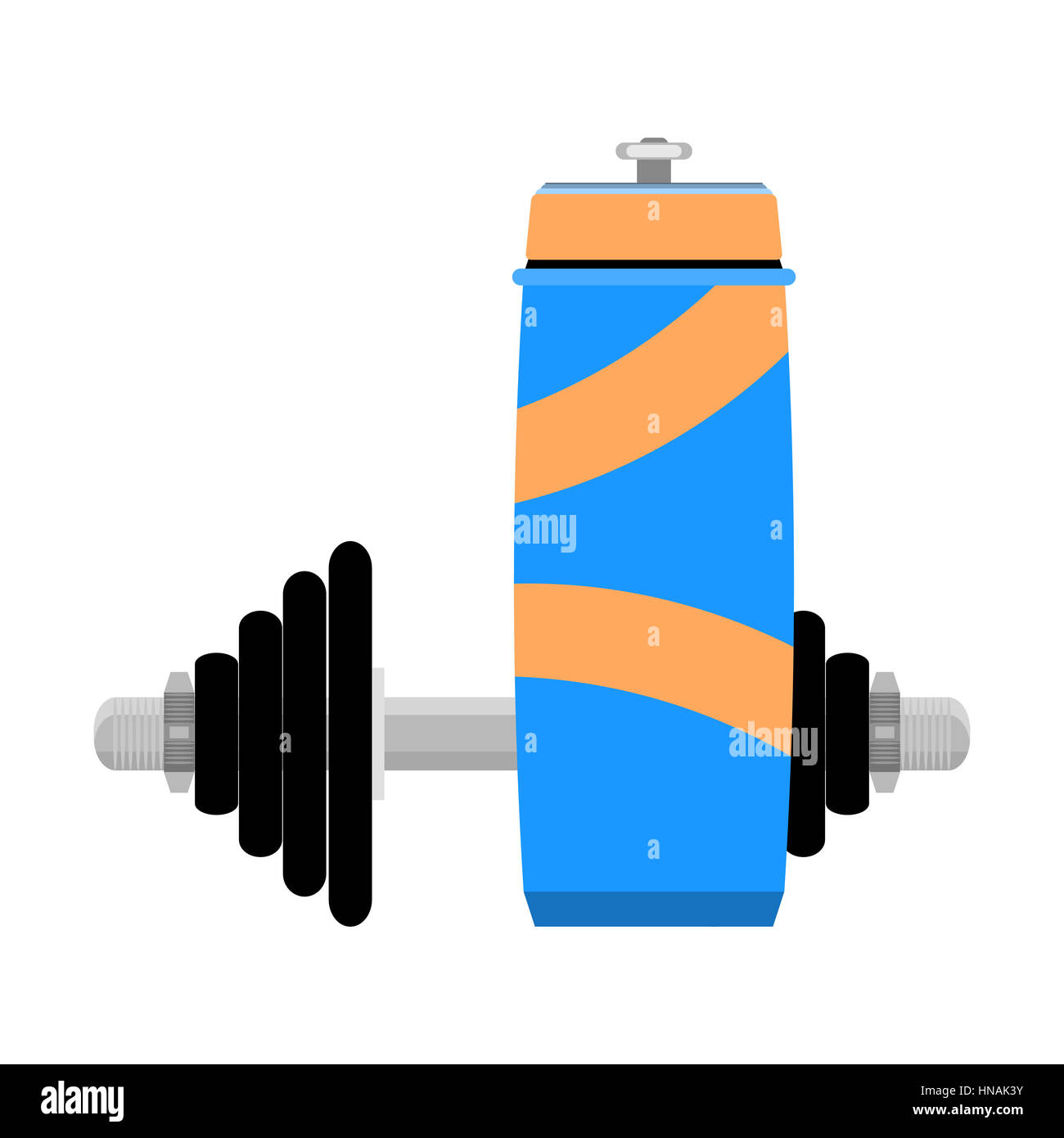 Gym water vector sport bottle hi-res stock photography and images - Alamy
