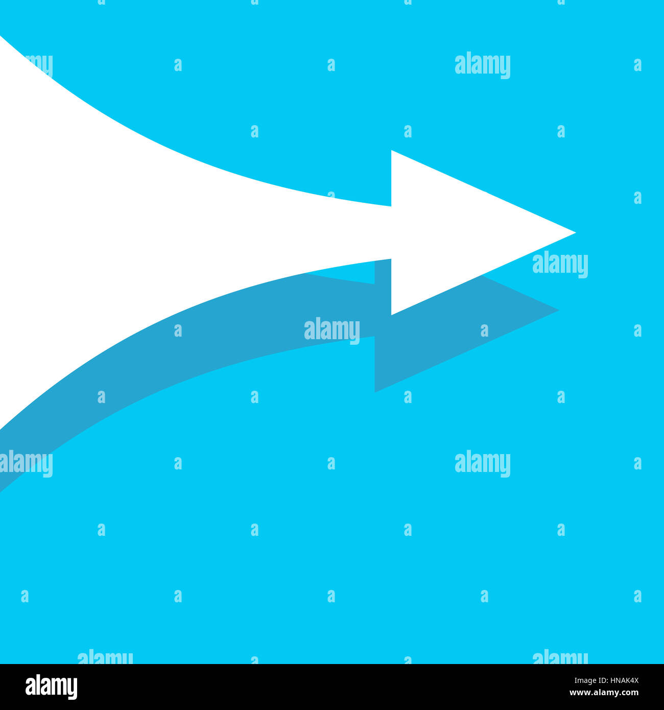 Banner with arrow in side right vector. Poster with direction arrow ...