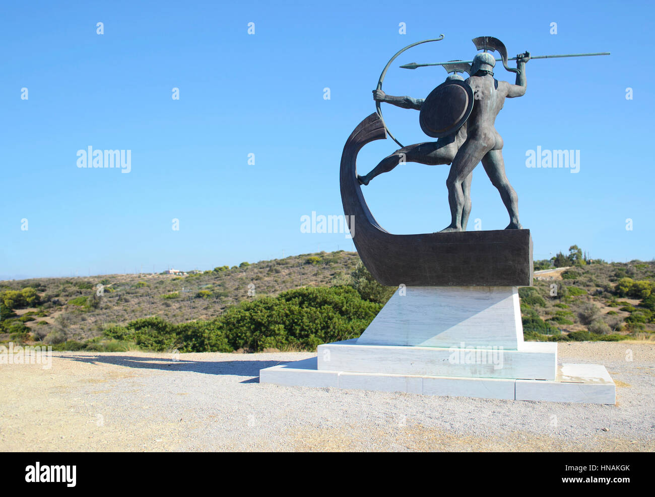 Greek battleship salamis hi-res stock photography and images - Alamy