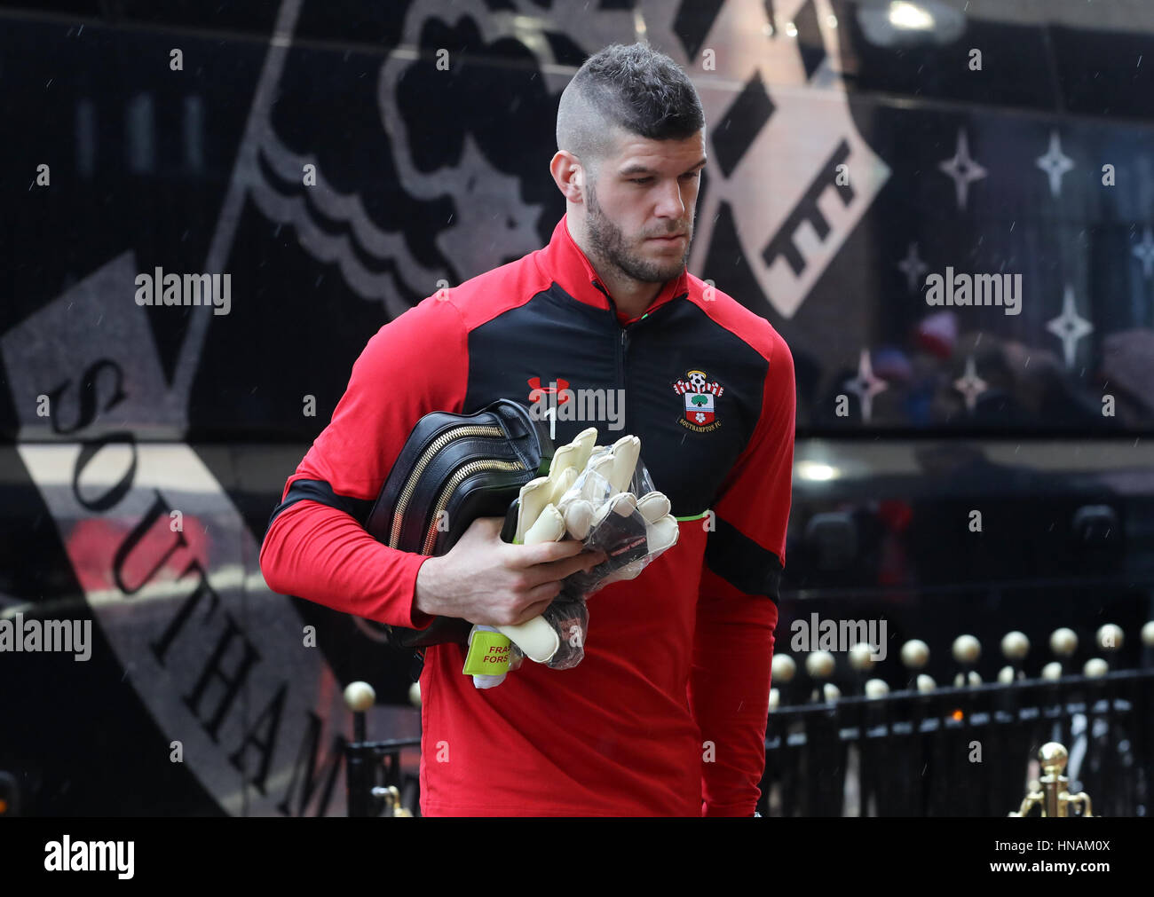Southampton goalkeeper Fraser Forster during the Premier League match ...