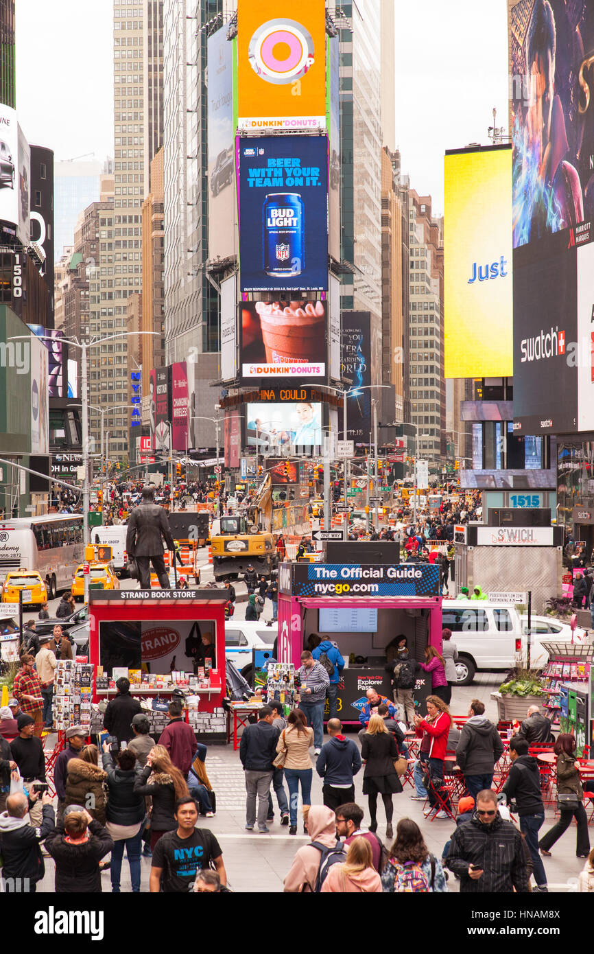 Times Square, New York City, United States of America Stock Photo - Alamy