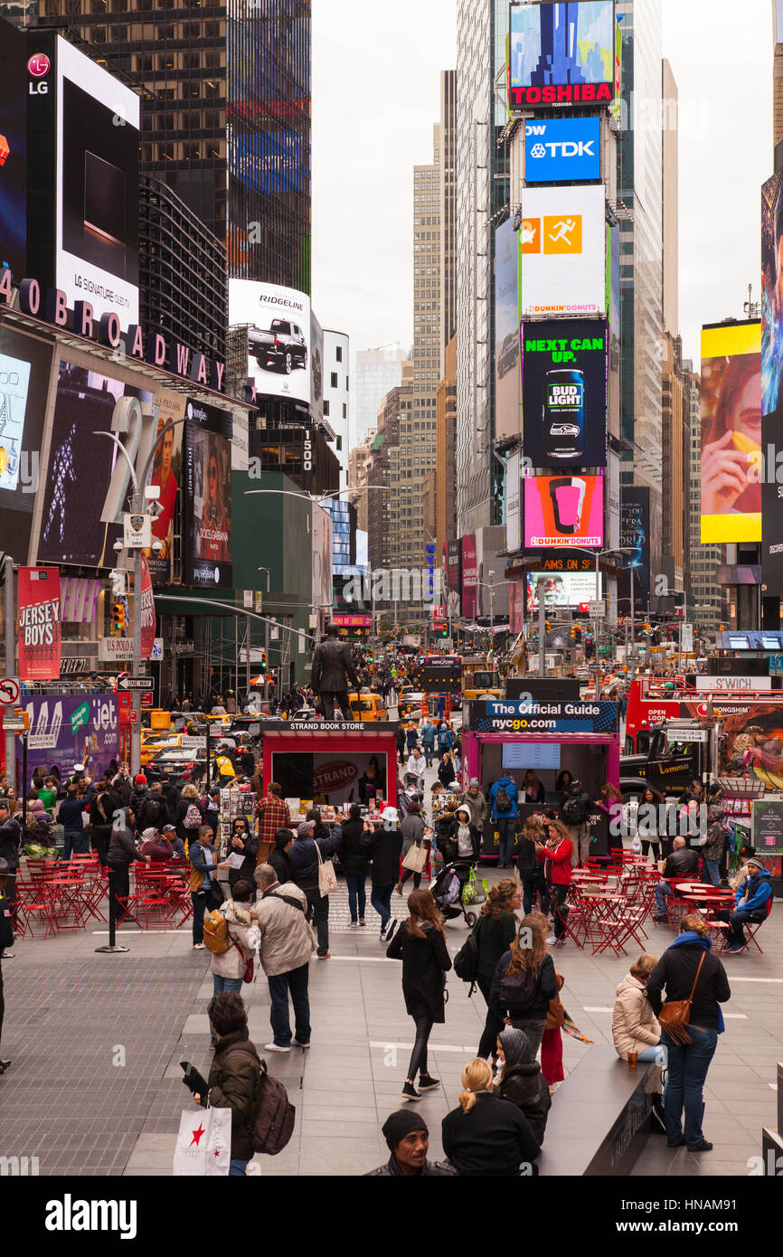 Times Square, New York City, United States of America Stock Photo - Alamy
