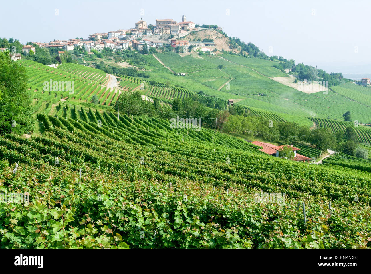 The Village of La Morra in Piedmont,Italy Stock Photo - Alamy