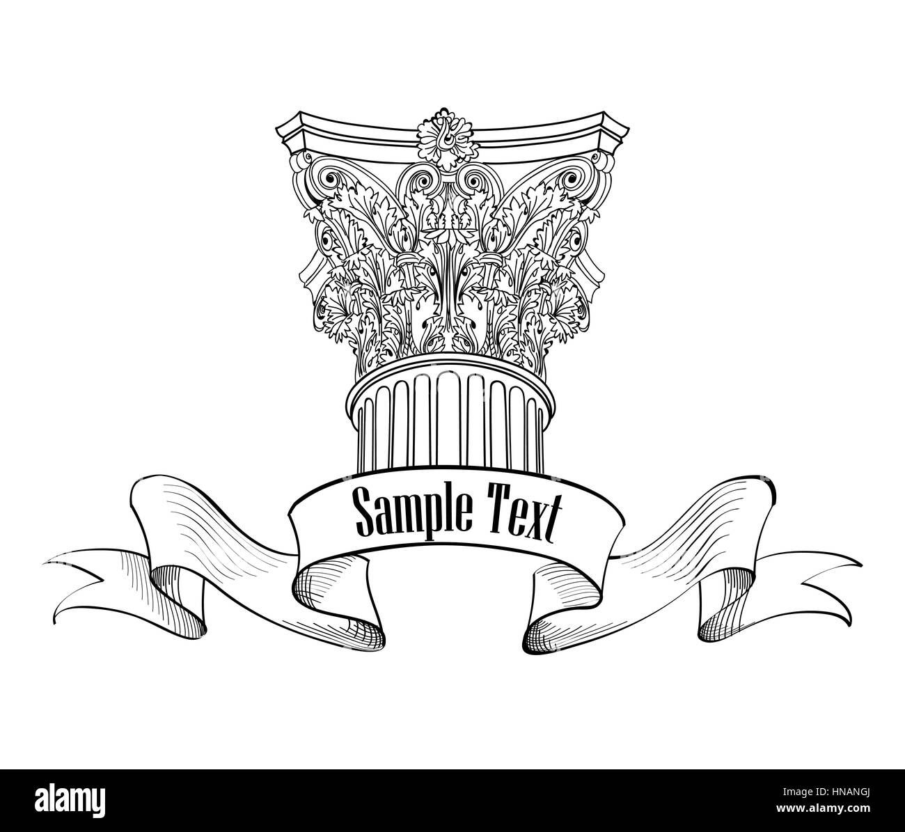 Corinthian Stock Vector Images - Alamy