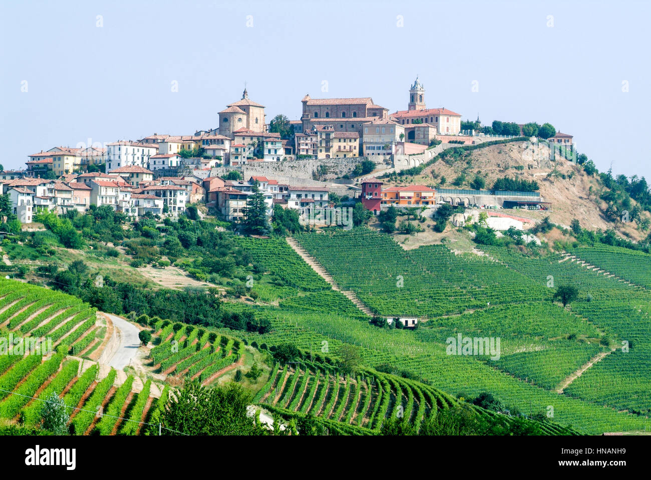 The Village of La Morra in Piedmont,Italy Stock Photo - Alamy