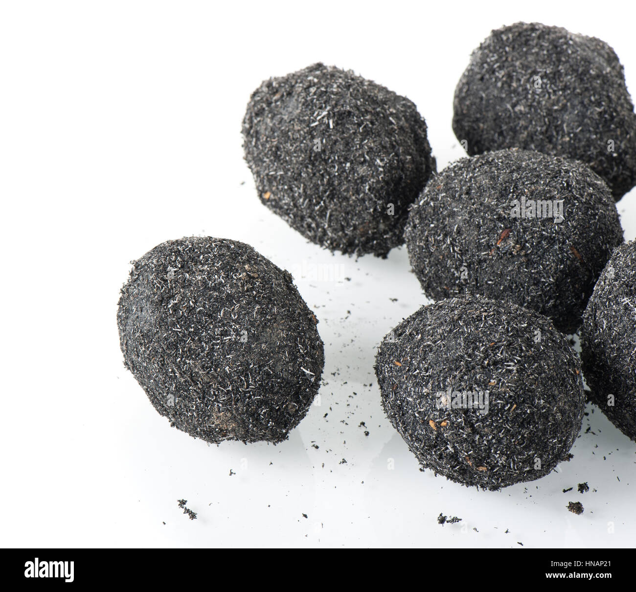 uncooked salted duck egg, dry salting technique in Thailand Stock Photo ...