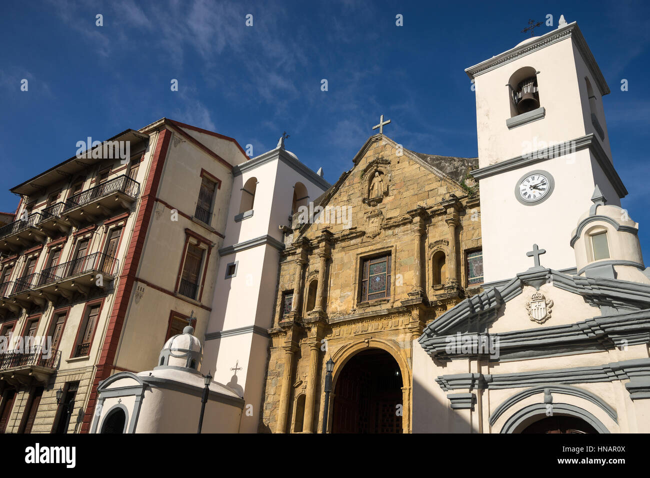 Colonial Building Casco Viejo Panama City Stock Photo - Alamy