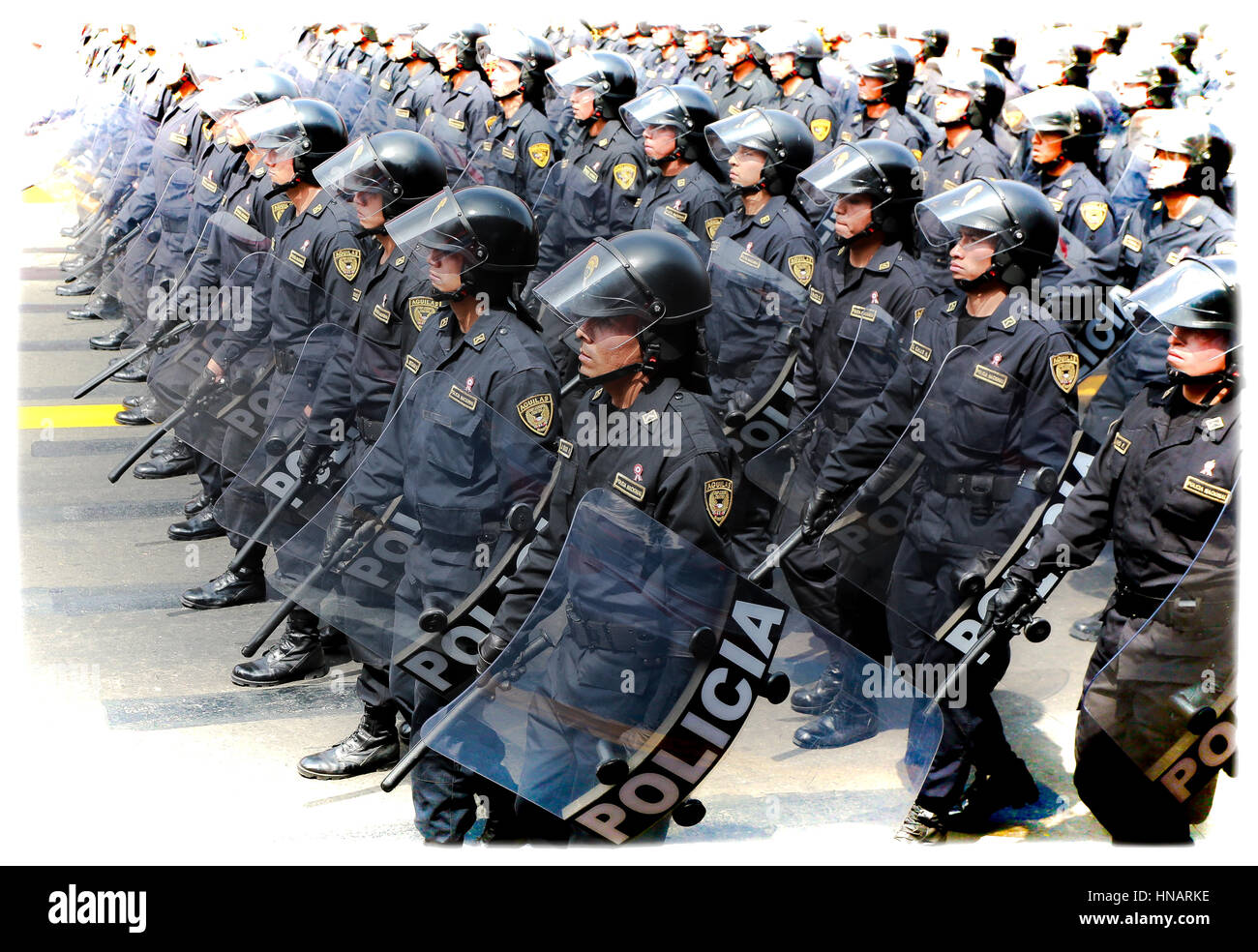 Military Uniforms Peruvian Military Forces Stock Photo - Alamy