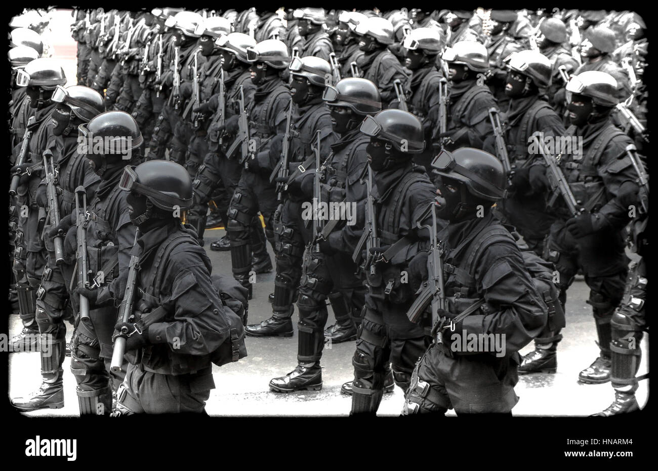 Military Uniforms Peruvian Military Forces Stock Photo - Alamy