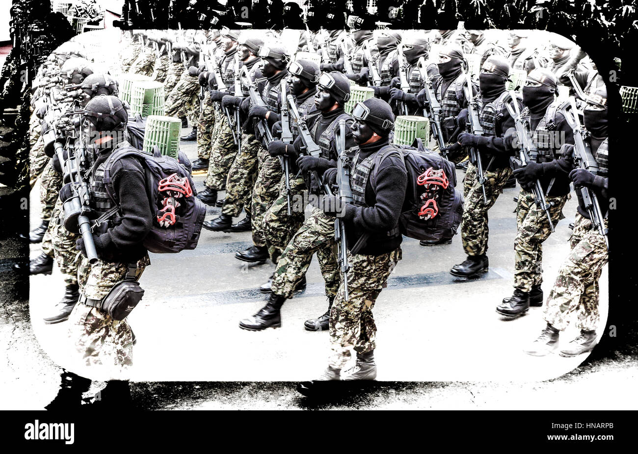 Military Uniforms Peruvian Military Forces Stock Photo - Alamy