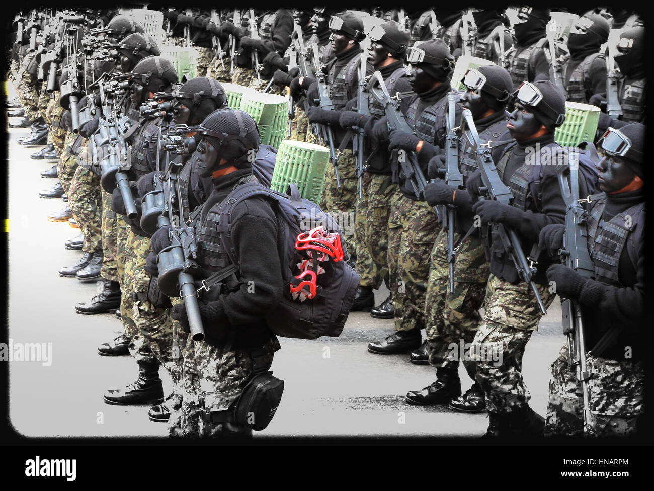 Military Uniforms Peruvian Military Forces Stock Photo - Alamy