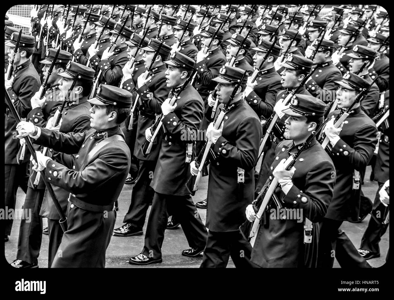 Military Uniforms Peruvian Military Forces Stock Photo - Alamy