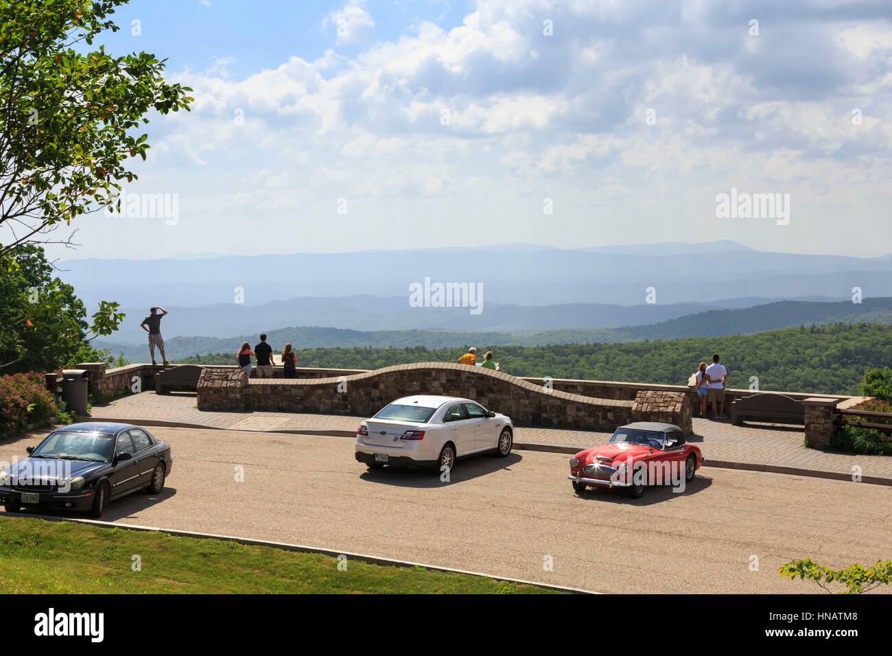 Dan Ingalls Overlook, Bath County, Virginia near Homestead Resort Stock ...