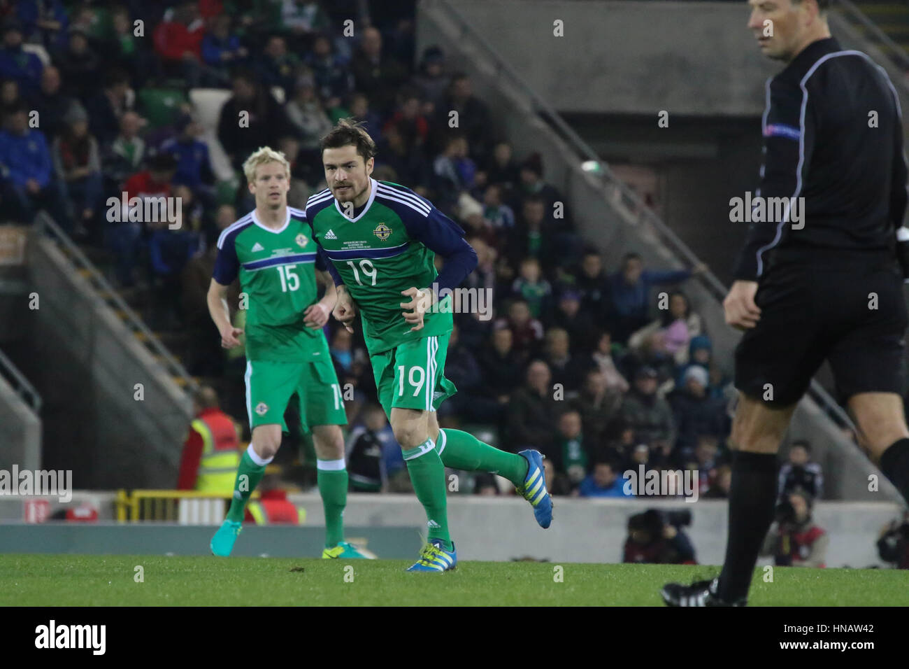 Paul paton northern ireland international footballer hi-res stock ...