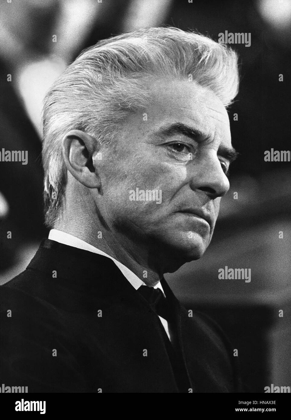 Karajan herbert von Black and White Stock Photos & Images - Alamy
