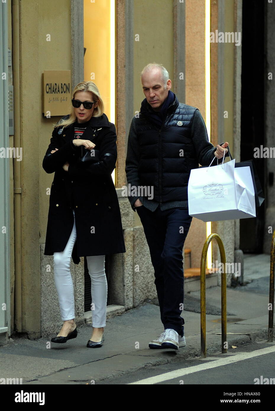 Kelly Rutherford out and about in Milan with her boyfriend Tony Brand ...