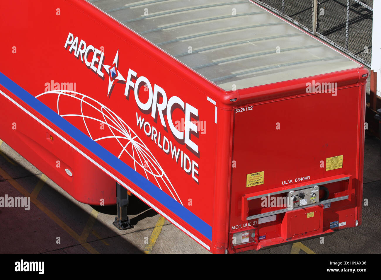 Parcelforce hi-res stock photography and images - Alamy