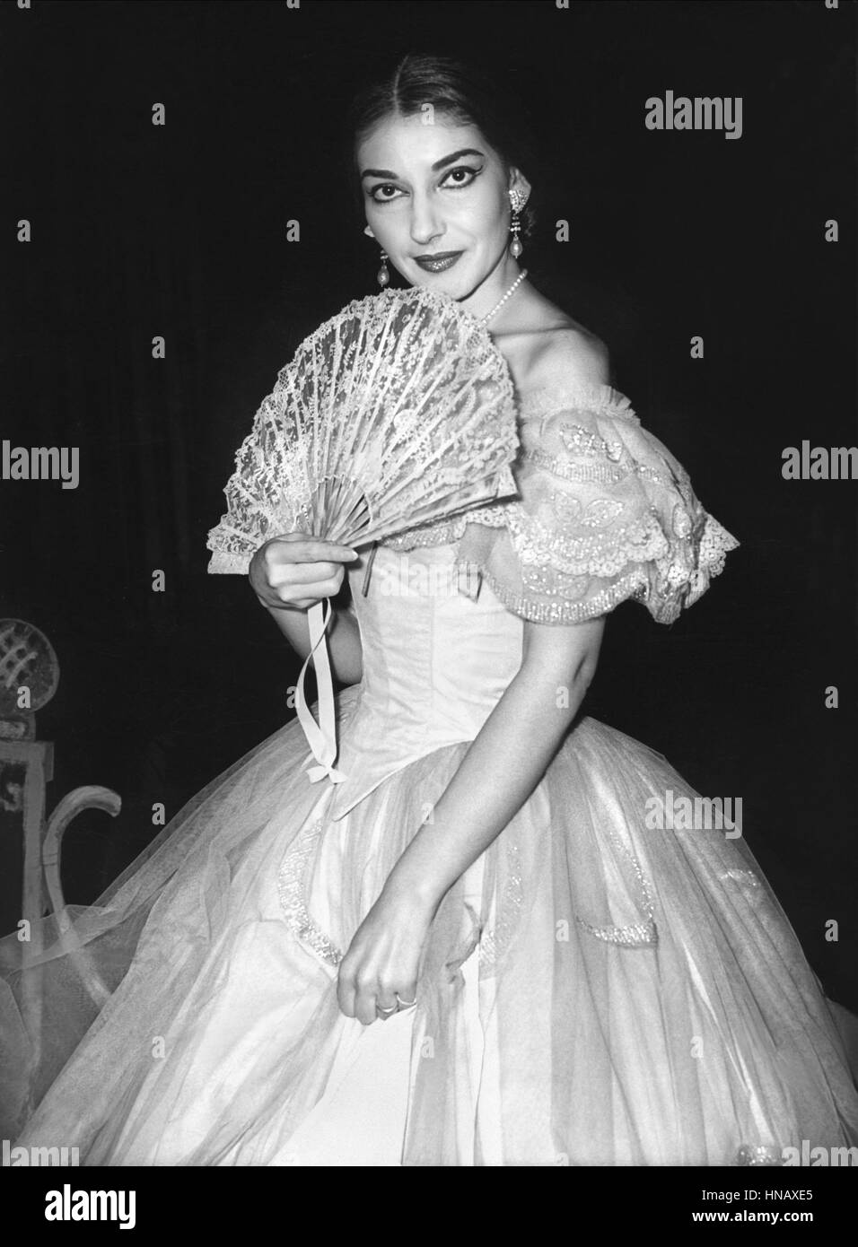 MARIA CALLAS SINGER (1958 Stock Photo - Alamy