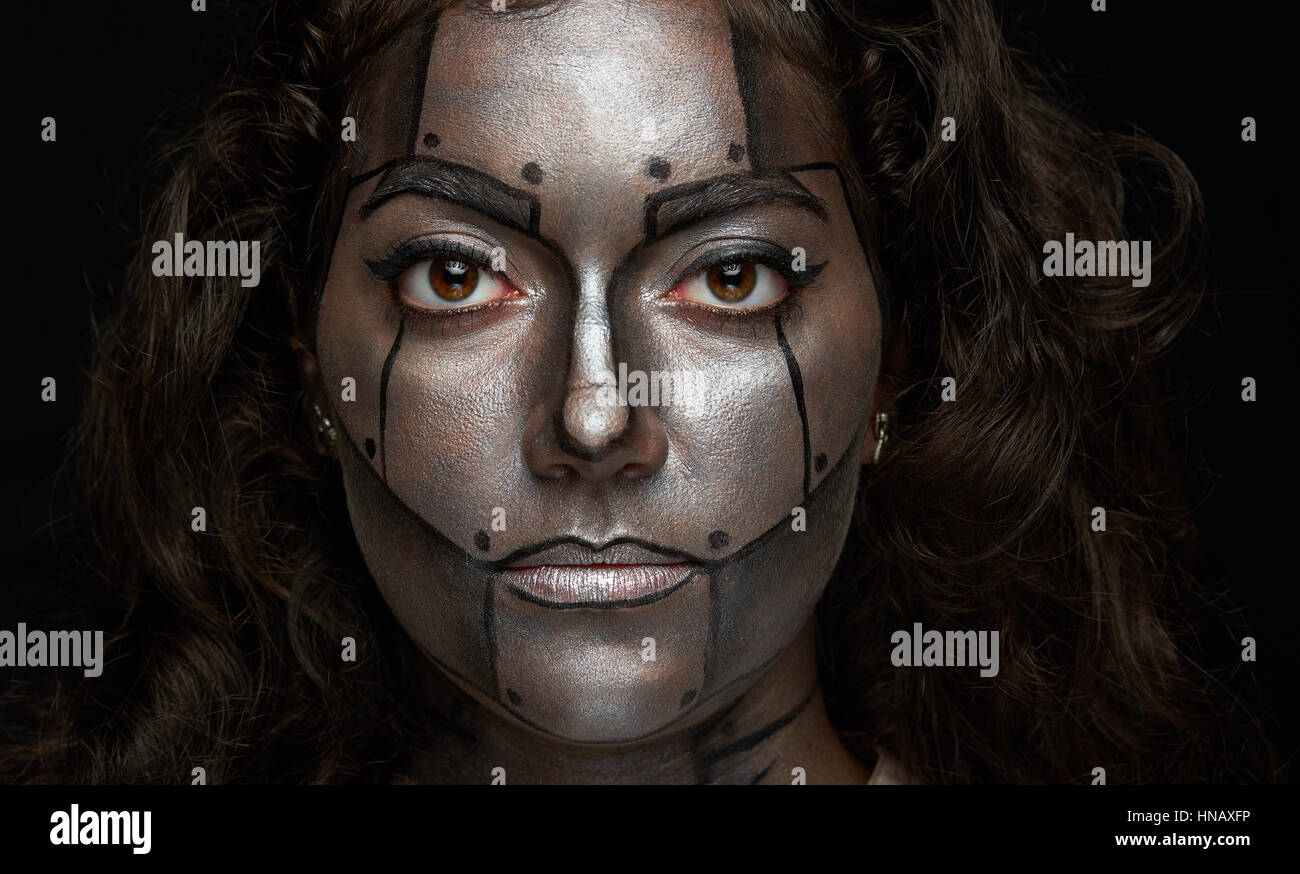 Black color model female hi-res stock photography and images - Alamy