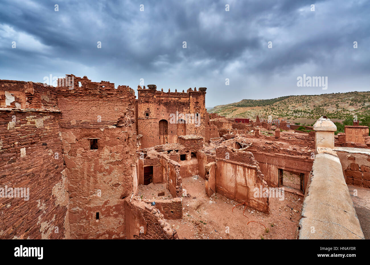 outside view of Kasbah of Telouet, Morocco, Africa Stock Photo - Alamy