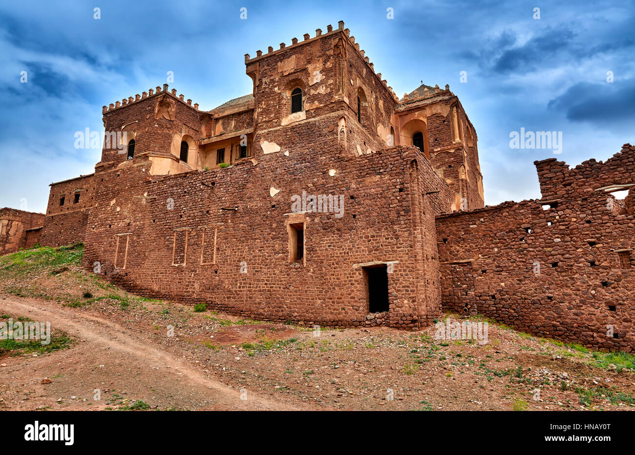 outside view of Kasbah of Telouet, Morocco, Africa Stock Photo - Alamy