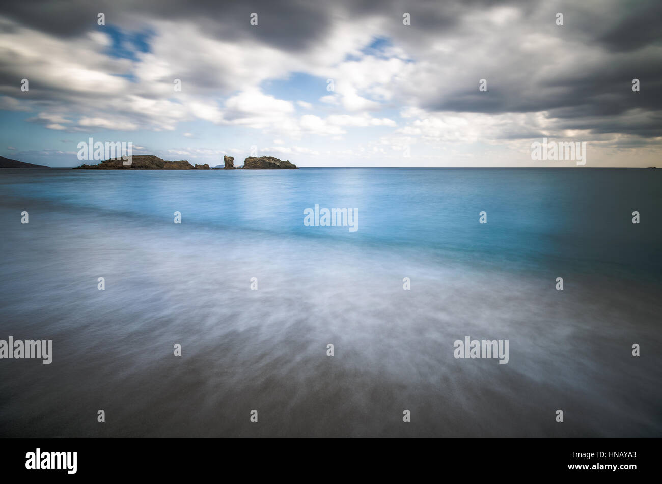 Stone sculptures formed by the waves, Crete, Greece Stock Photo - Alamy