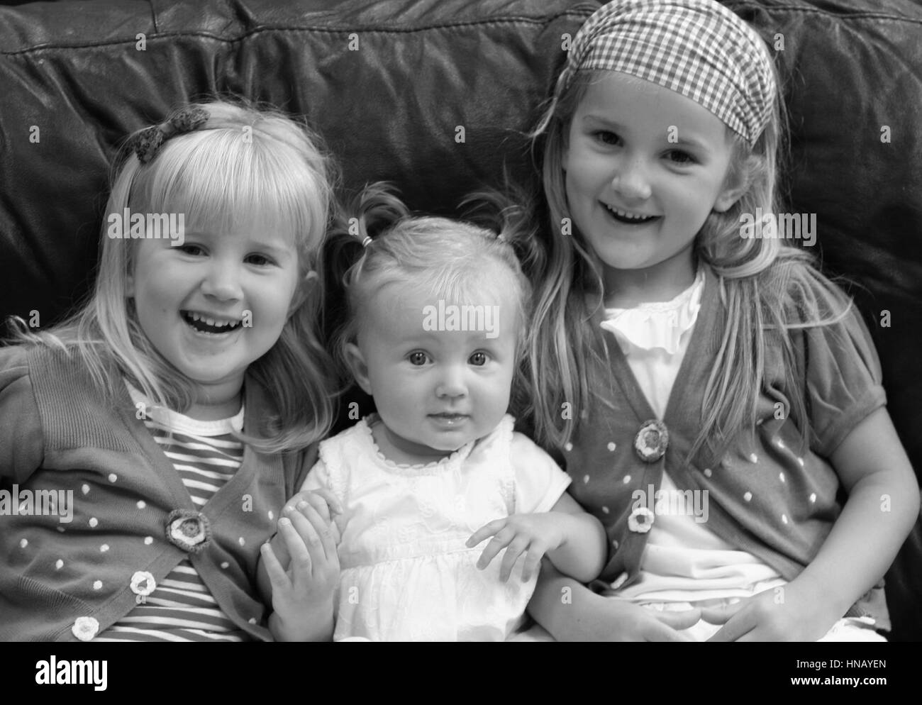 Three Blonde Sisters, children little girls kids smiling laughing ...