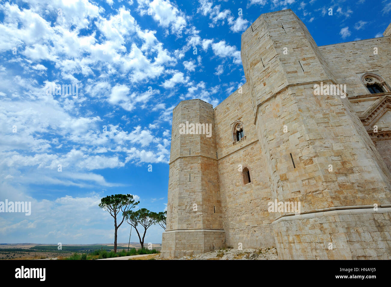 Castel del Monte castle Puglia Italy Stock Photo - Alamy