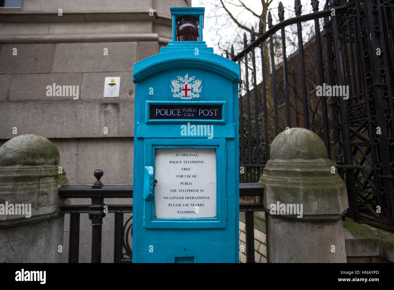 Old police box hi-res stock photography and images - Alamy