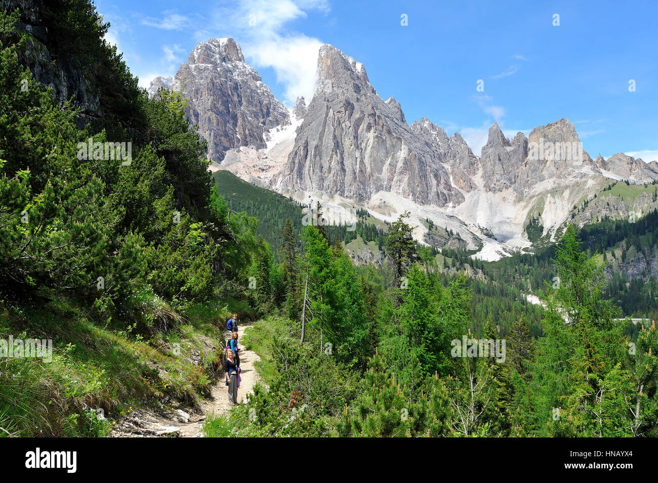 Mountains of Cortina d'Ampezzo, Dolomiti Alps, Italy Stock Photo - Alamy
