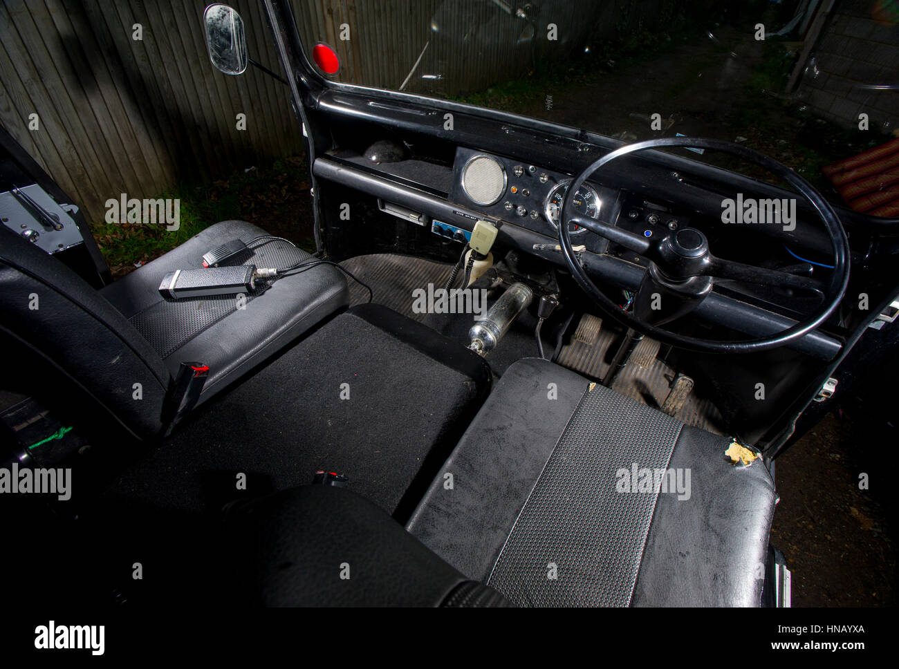 1971 Austin J4 'Black Maria' police van Stock Photo - Alamy