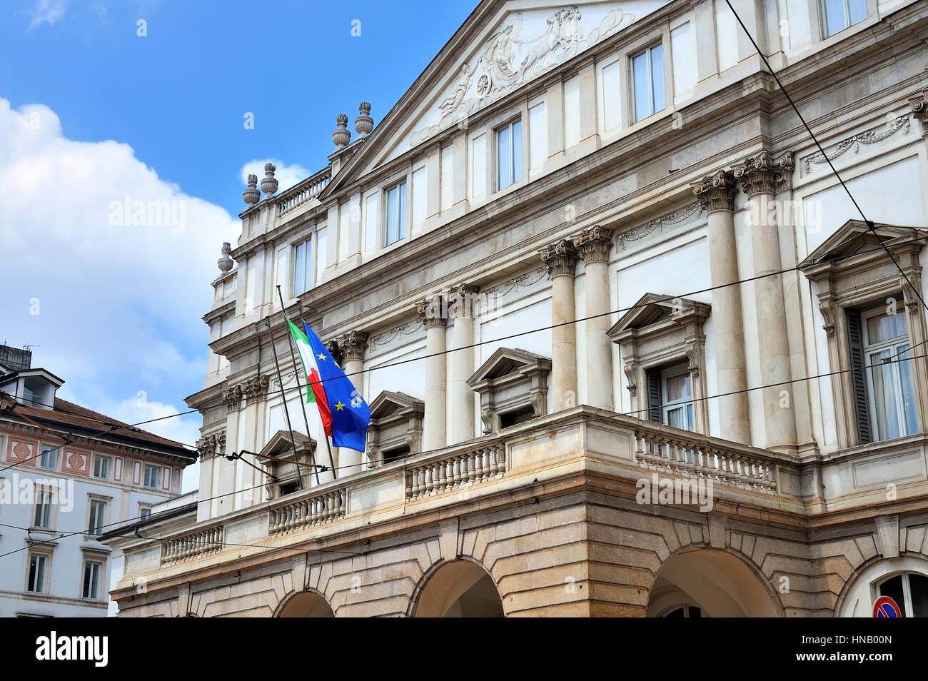 Milan Scala theater opera house Stock Photo - Alamy