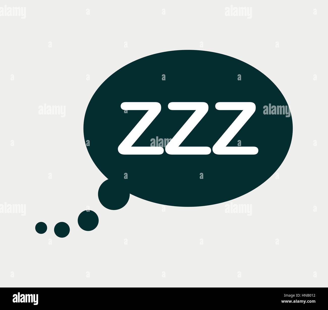 sleeping icon illustrated in vector on white background Stock Vector ...