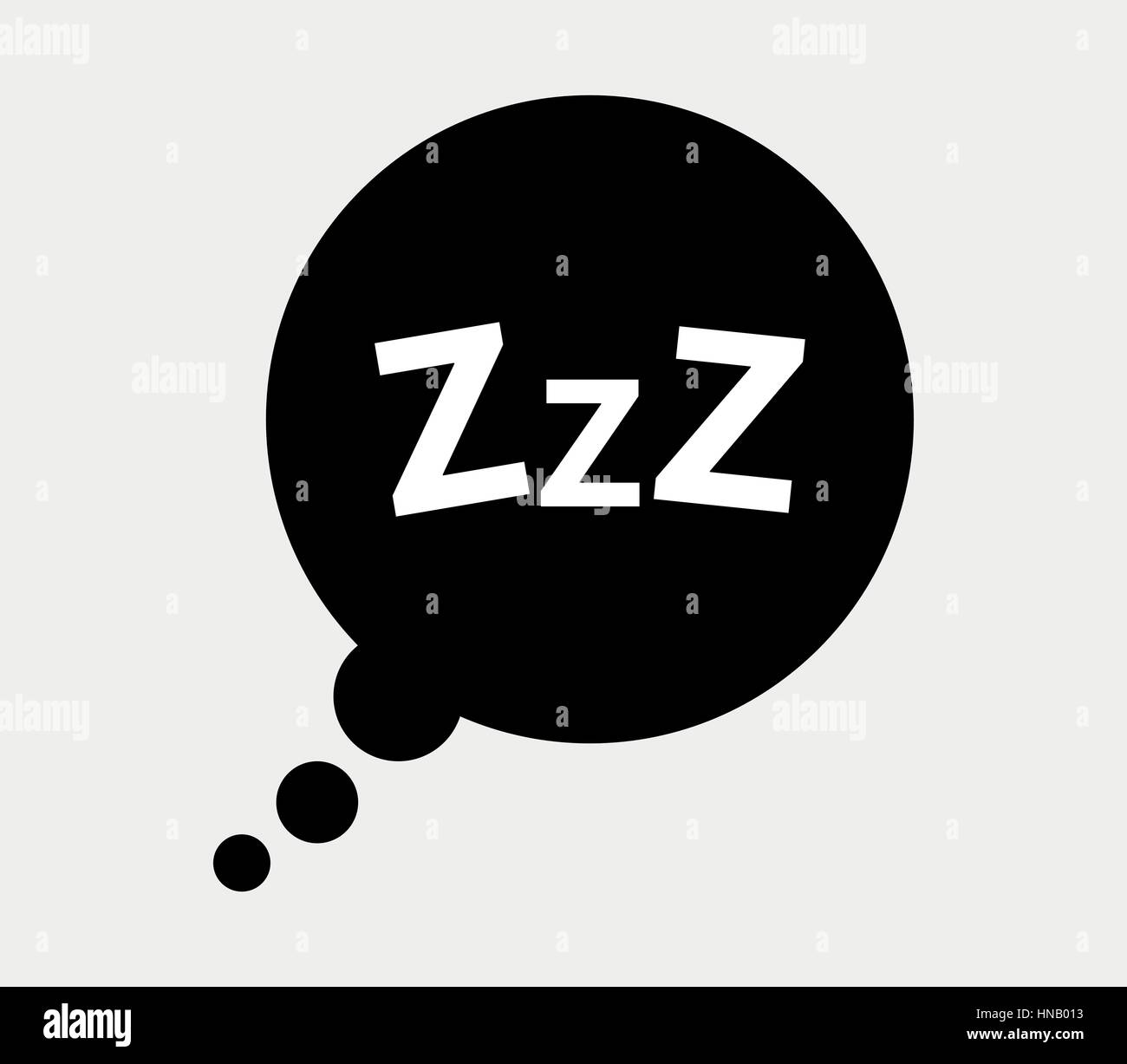 sleeping icon illustrated in vector on white background Stock Vector ...