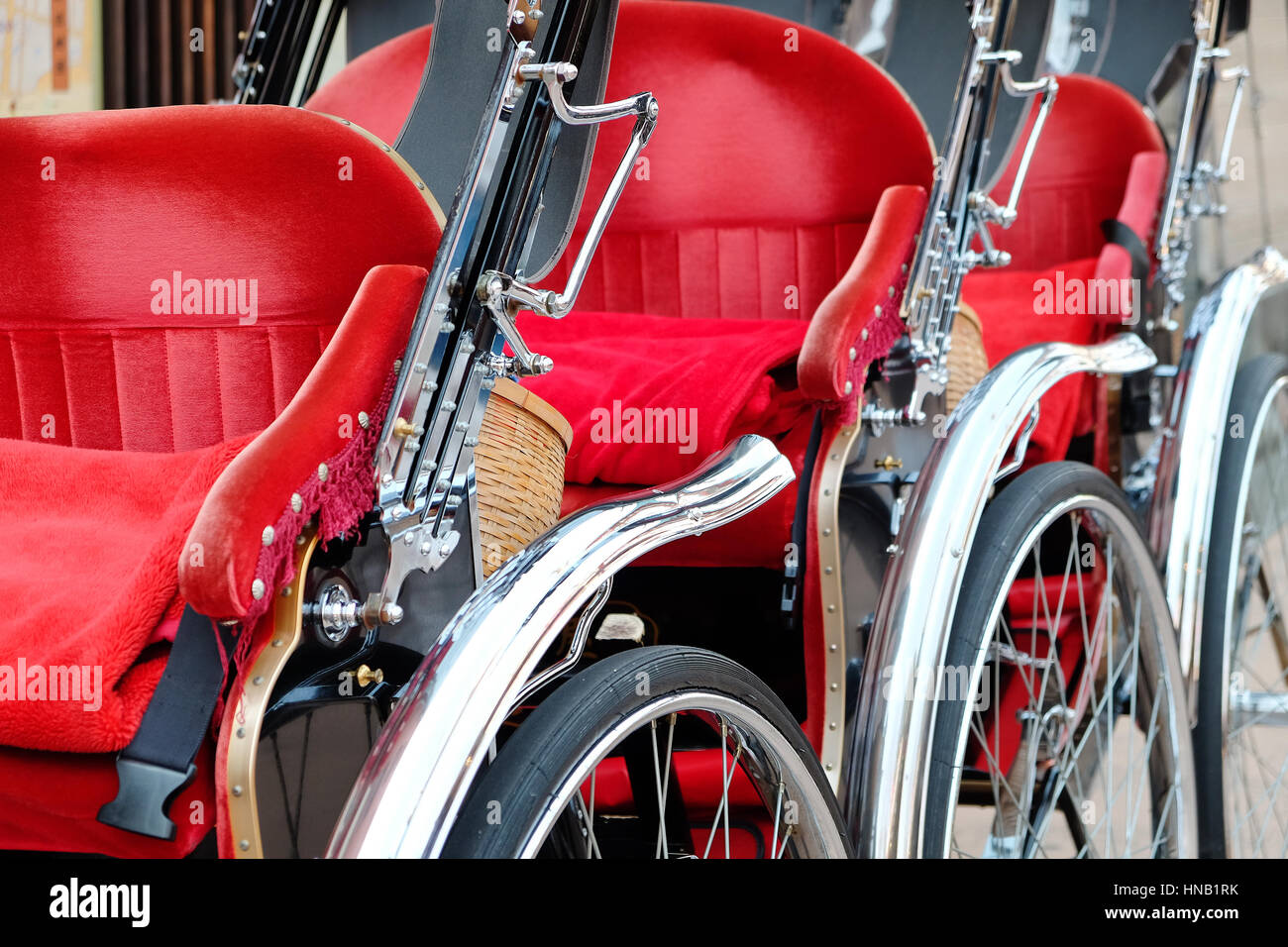 Rickshaw in tokyo Stock Photo - Alamy