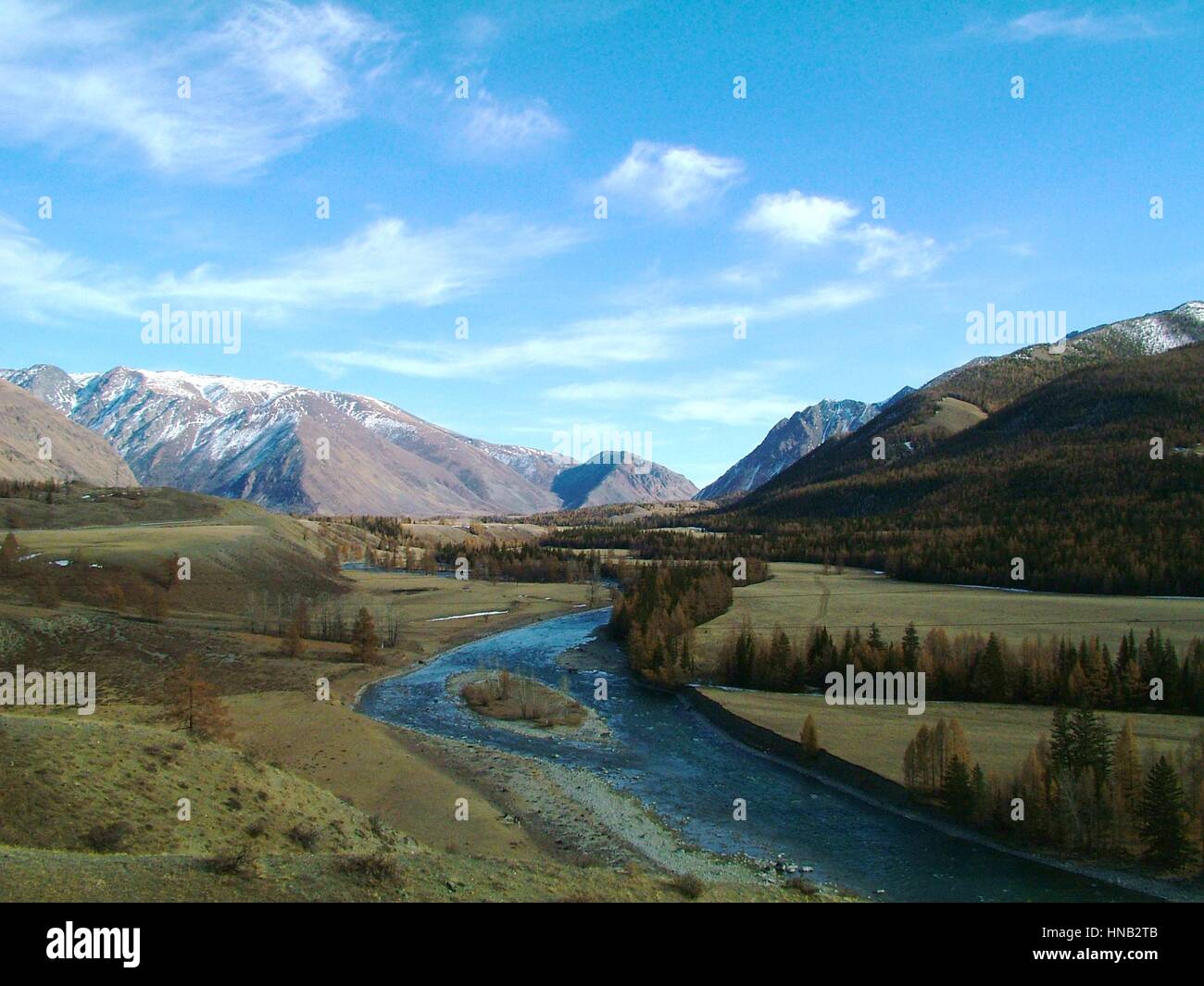 Turquoise river katun flows hi-res stock photography and images - Alamy