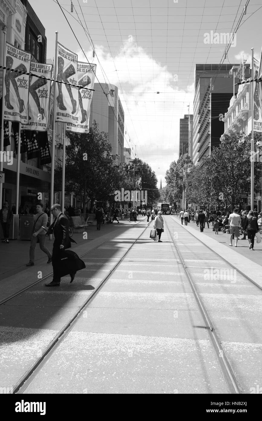 Streetsofmelbourne hi-res stock photography and images - Alamy
